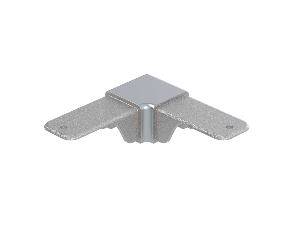 Square Caprail Corner Connectors | – The Glass Railing Store